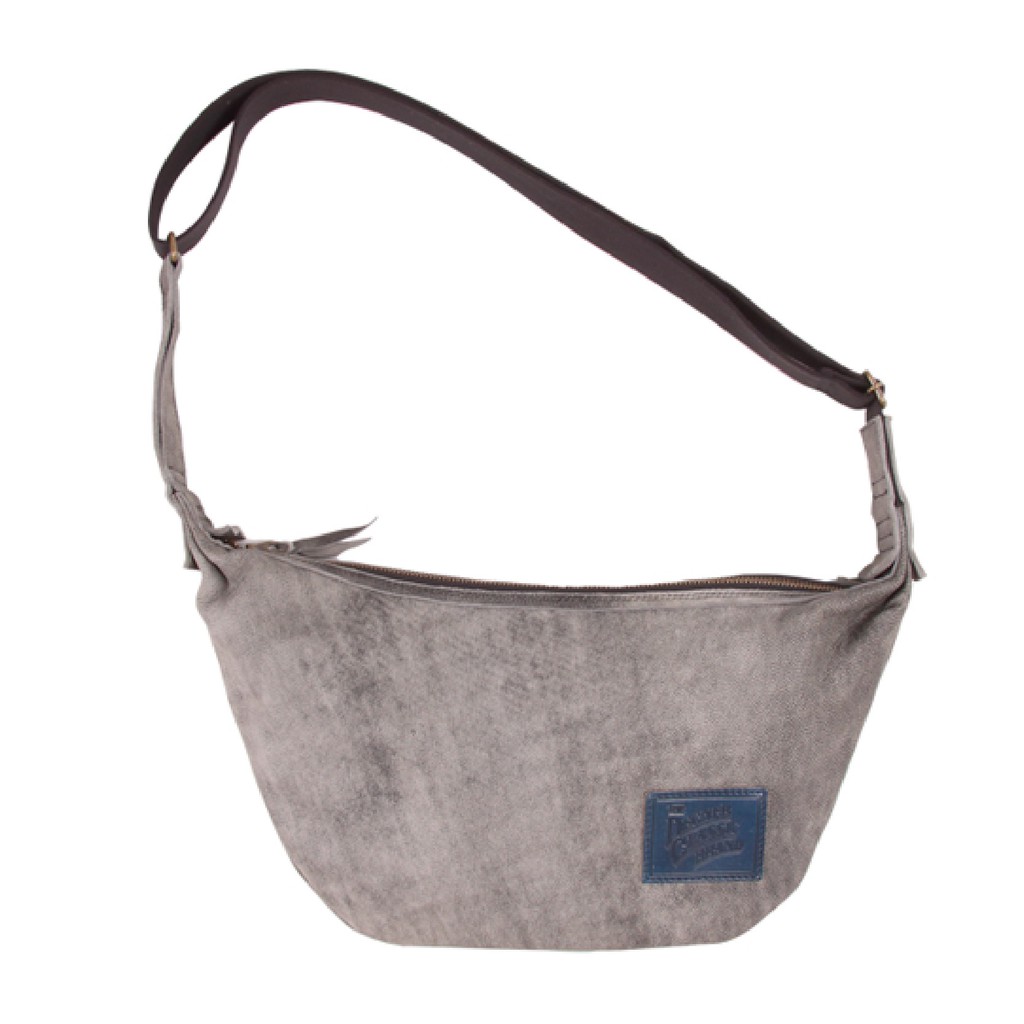 安信 | DEGNER 騎士包 W-105 皮革單肩包 灰 香蕉包 騎士包 側背包 休閒 大容量 W105 | 蝦皮購物