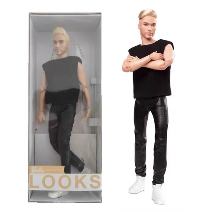 20240917Barbie Signature Posable Barbie Looks Ken Doll珍藏版禮盒 | 蝦皮購物