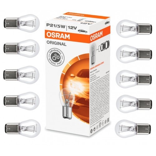 【Max魔力生活家】 公司貨 OSRAM 歐司朗 7528 平腳 雙芯 12V P21/5W 剎車燈 方向燈 | 蝦皮購物