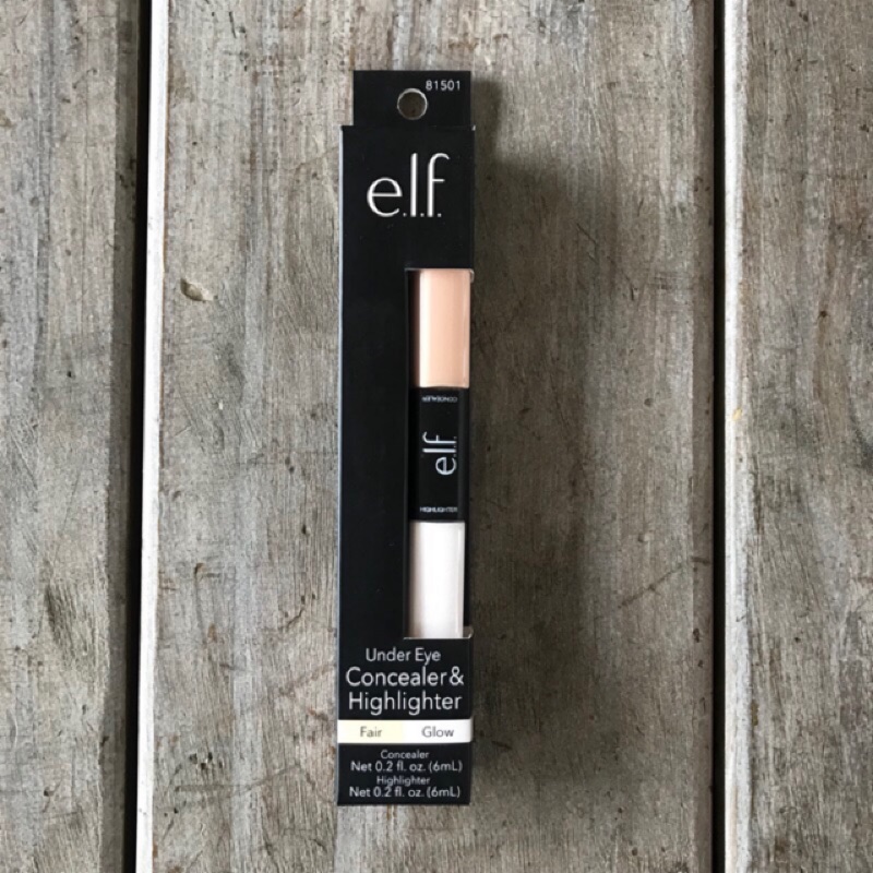 E.L.F. elf Under Eye Concealer & Highlighter 雙頭眼部遮瑕打亮液筆 眼部打底 | 蝦皮購物