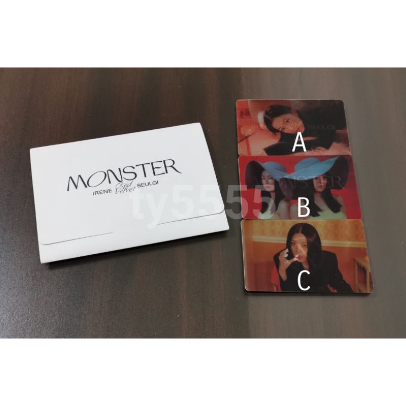 Red Velvet Monster Irene Seulgi Middle Note 官方 韓版 明信片 海報 | 蝦皮購物