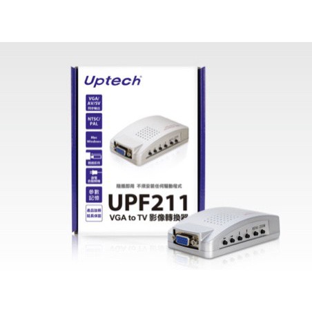 Uptech UPF211 VGA to TV 影像轉換器 | 蝦皮購物