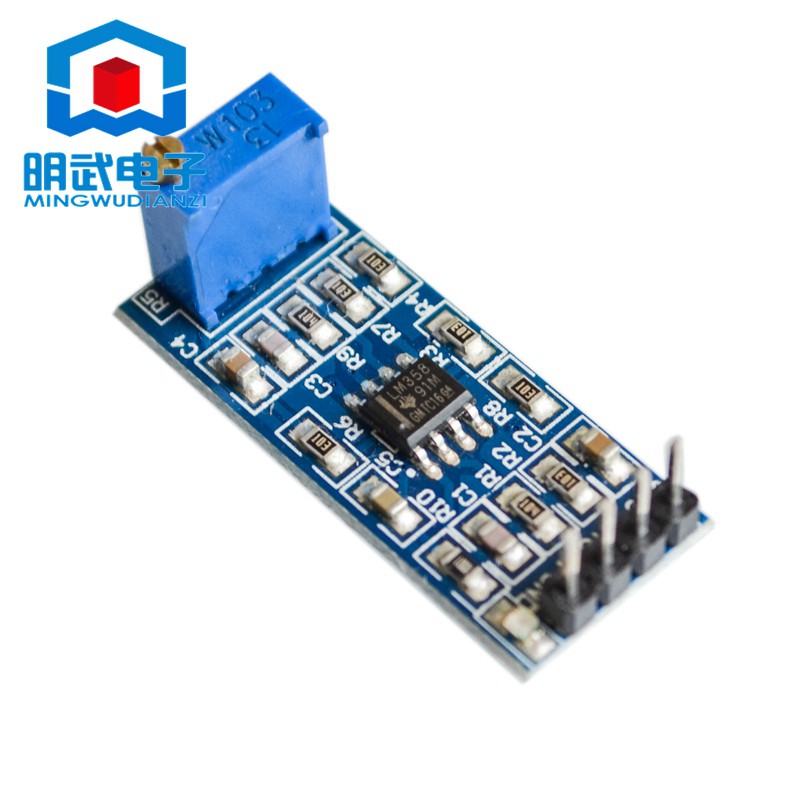 LM358 100倍增益 信號放大模組 運算放大器模組 Arduino | 蝦皮購物