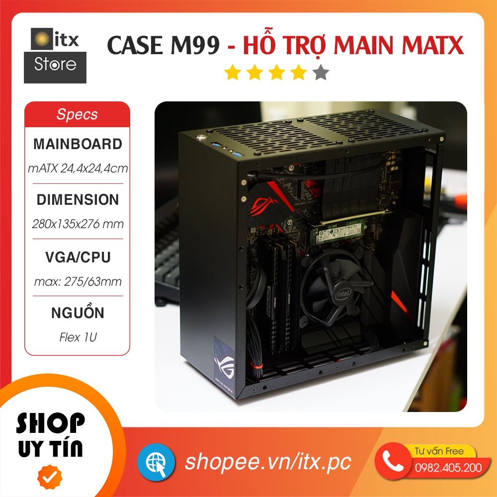 [ITX Store] - 組合案例 m-ATX M99 | 蝦皮購物