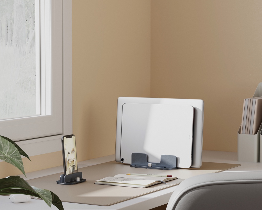 【瑞米 Raymii】 LNS-7-B 鋁合金雙槽直立式筆電支架 筆電架 電腦架 散熱架 散熱支架 電腦支架 | 蝦皮購物