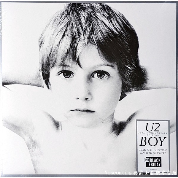 Island】U2:Boy U2:男孩(40周年紀念RSD白色彩膠) | 蝦皮購物