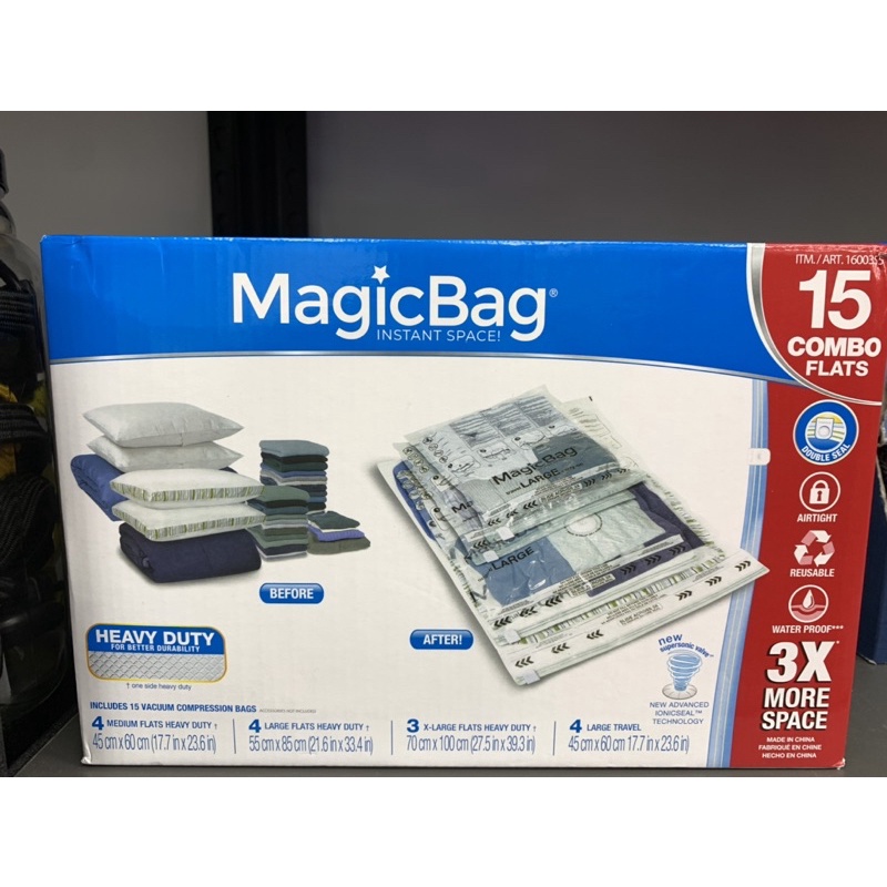 🍀夯多多美式🍀MAGICBAG 真空壓縮收納袋（店到店最多2盒）#1600355 | 蝦皮購物