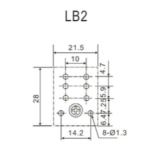{新霖材料}瑞鎰LB2 RELAY繼電器 12V 24V 110V 220V 可代用LY2N 大寬腳繼電器 | 蝦皮購物