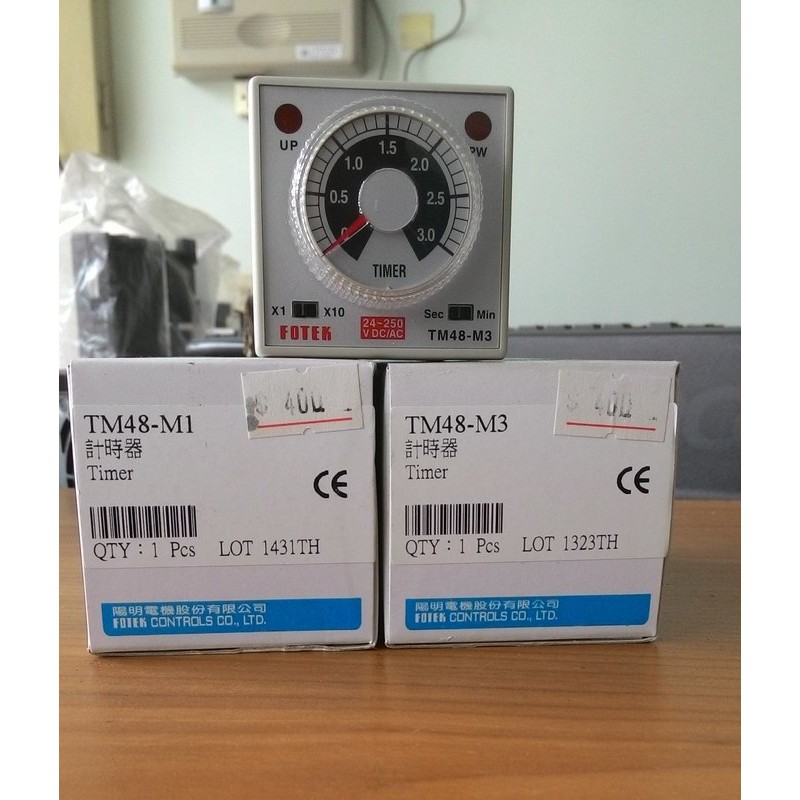 陽明FOTEK 計時器 TM48-M 自由電壓多範圍 TM48 面板4848 | 蝦皮購物
