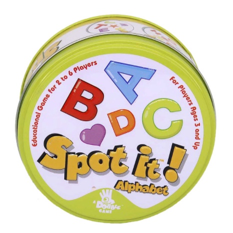 83mm Dobble kid yellow box Spot It game card Basic English | 蝦皮購物