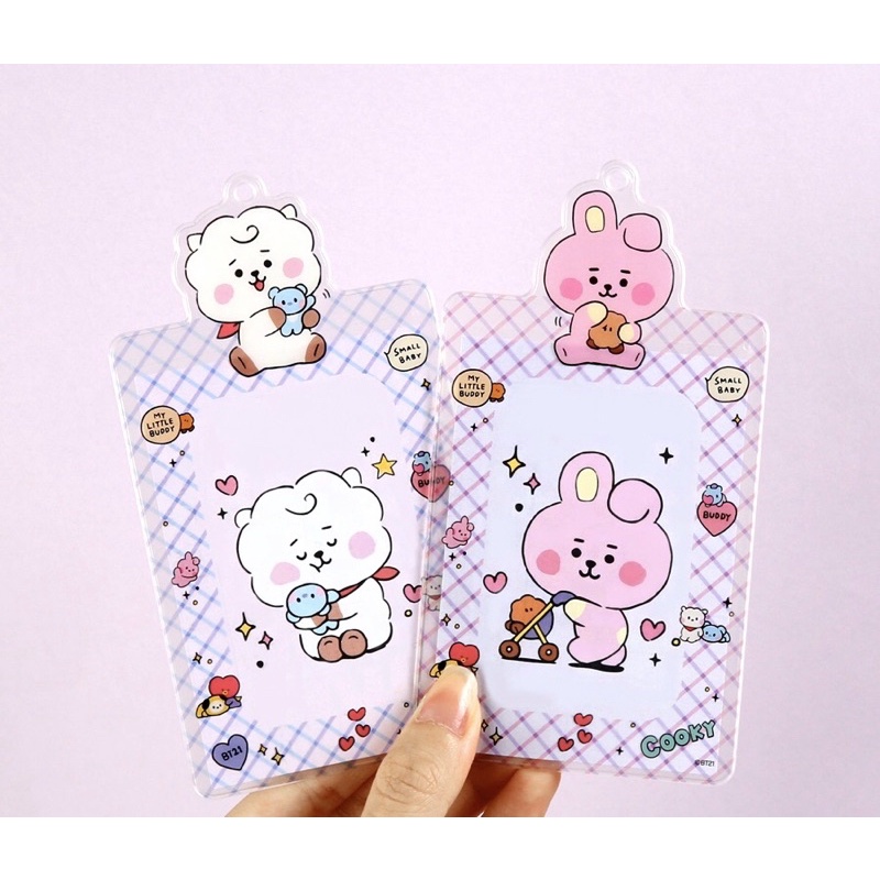 【預購+現貨】韓國 MONOPOLY BT21 LITTLE BUDDY 透明卡套 卡套 小卡 小卡收納 證件套 | 蝦皮購物