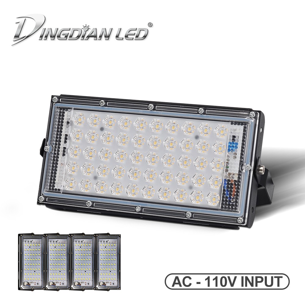 DingDian LED 台灣電壓 30/50W戶外投光燈 IP65高亮度泛光燈 室外廣場投射燈防水廣告招牌燈 | 蝦皮購物