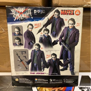 Mafex No.005 日版 小丑 Joker 希斯萊傑 諾蘭 蝙蝠俠 黑暗騎士 Medicom Toy 經典 | 蝦皮購物