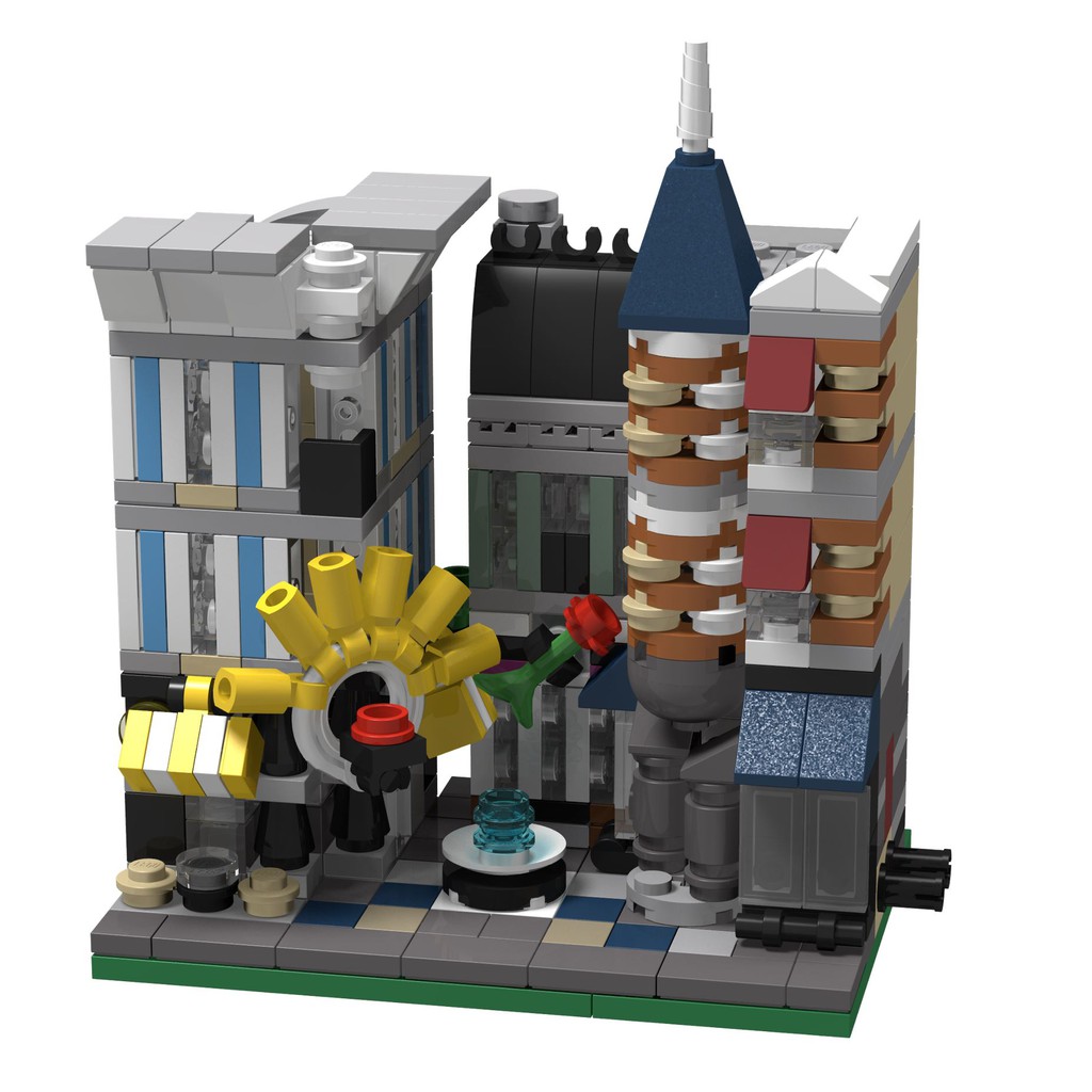 [ANDY] LEGO 樂高 MOC 創作 迷你街景 10255 集會廣場 Assembly Square | 蝦皮購物