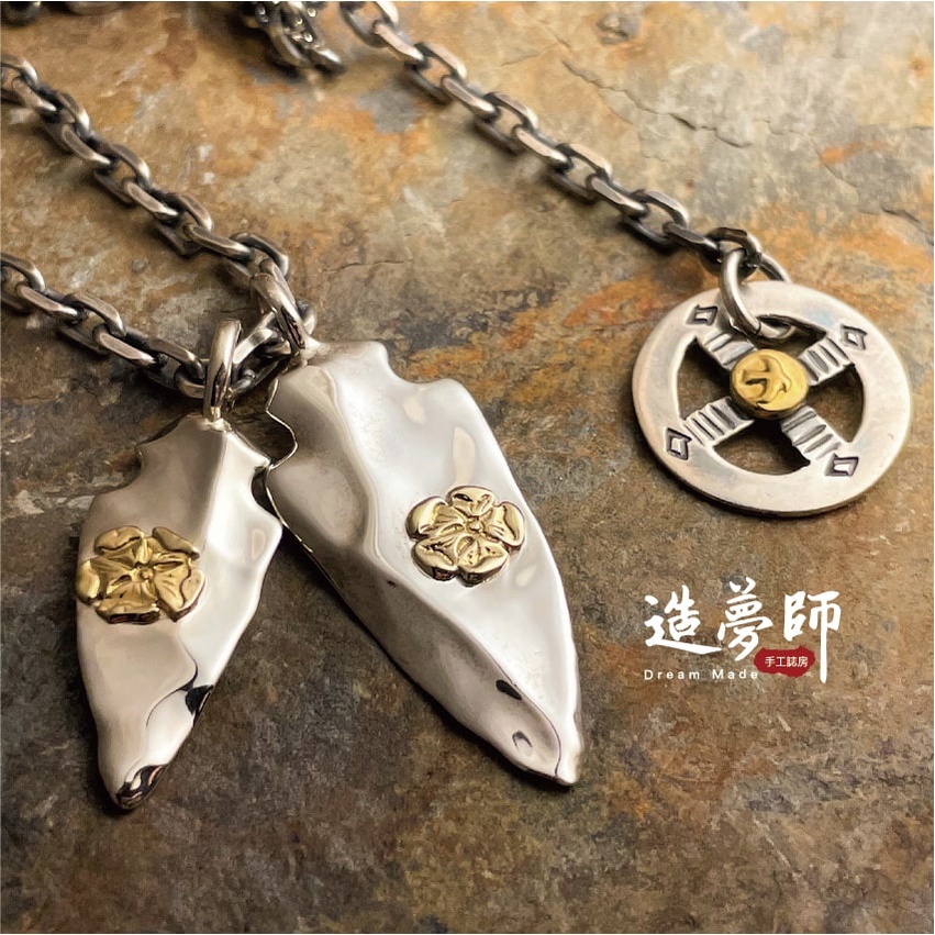 造夢師 手工訂製【Goro's 高橋吾郎】【高端復刻】 薔薇點金箭矛頭 小矛頭S 大矛頭M 925純銀 吊墜/項鍊/墜飾 | 蝦皮購物