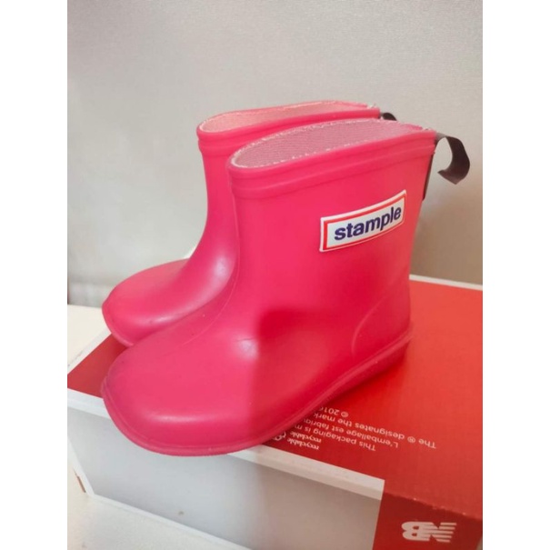 日本 stample 正品雨鞋 14cm(二手) | 蝦皮購物