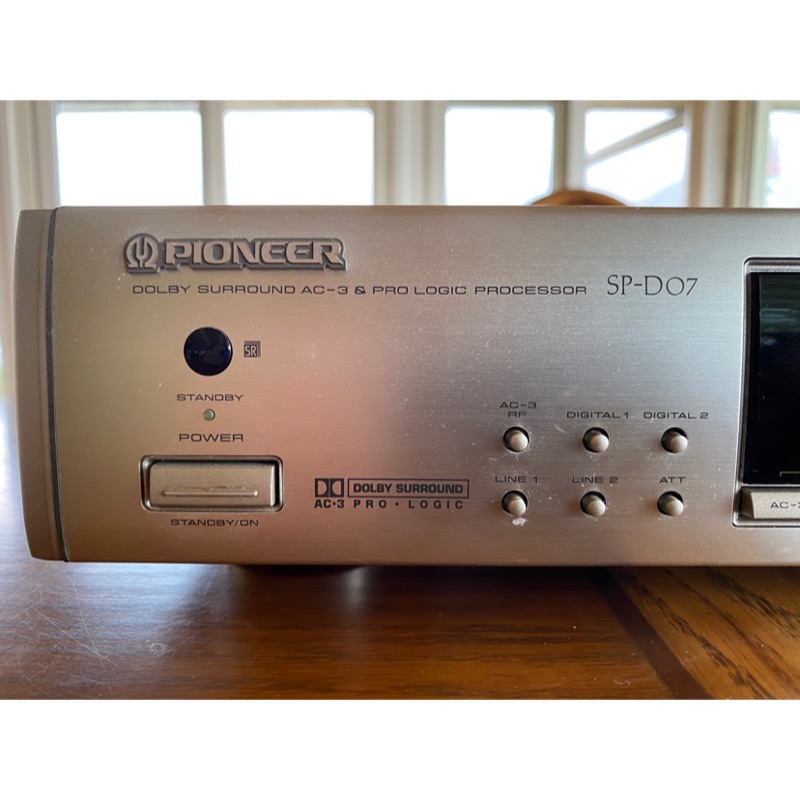 PIONEER SP-D07 前級擴大機 訊號解碼器 | 蝦皮購物