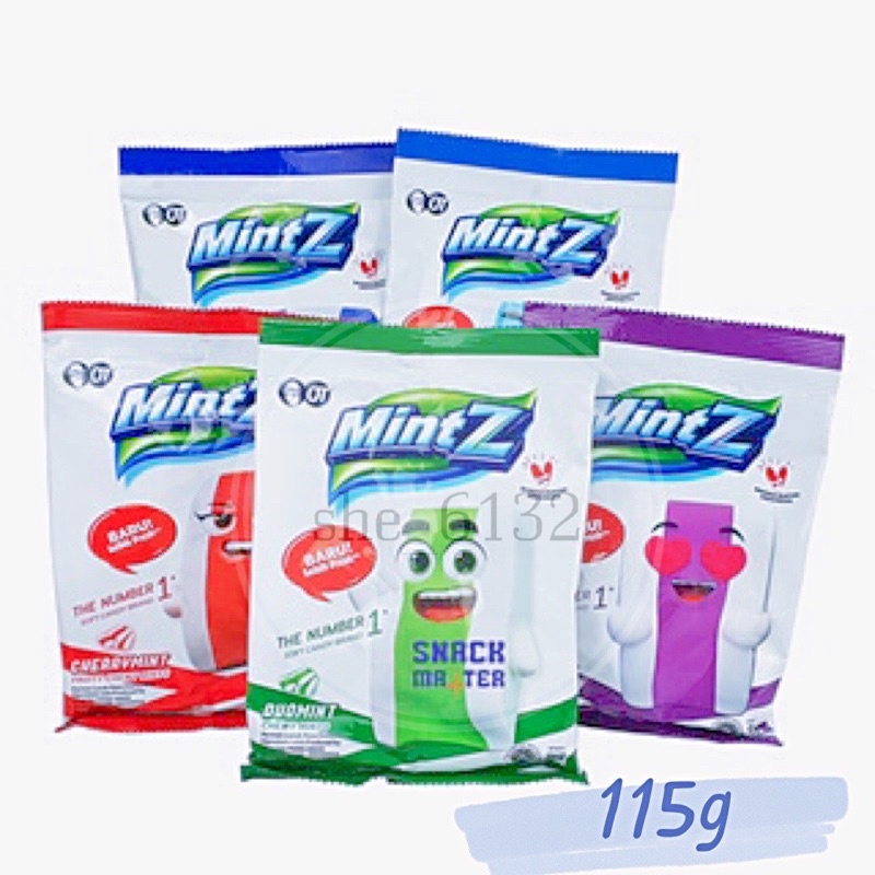 MINTZ PEPPERMINT CHEWY MINTS Mintz 薄荷風味軟糖 115g | 蝦皮購物