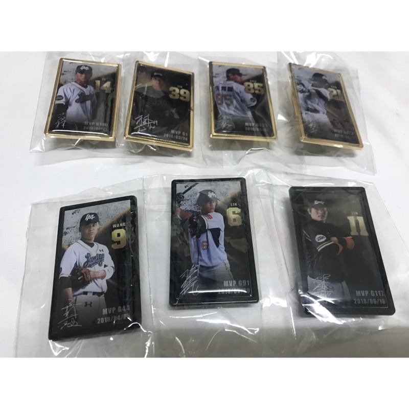 2018 Lamigo 超級MVP 扭蛋 限量徽章 王柏融 朱育賢 郭嚴文 林承飛 林泓育 蘇俊羽 林立 | 蝦皮購物