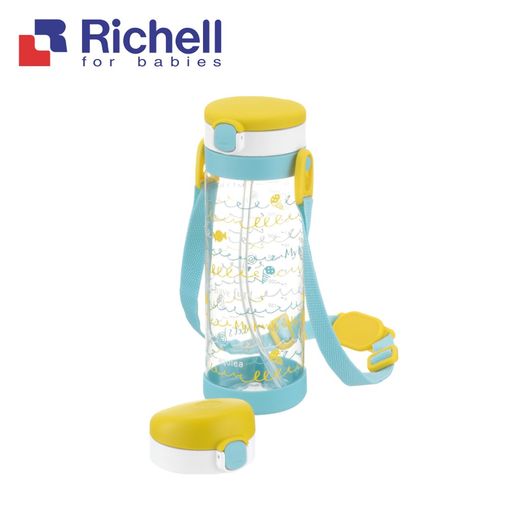 Richell 利其爾｜棒棒糖兩用冷水壺組450ml(全新LC四代水杯系列_內含吸管上蓋&直飲上蓋) | 蝦皮購物