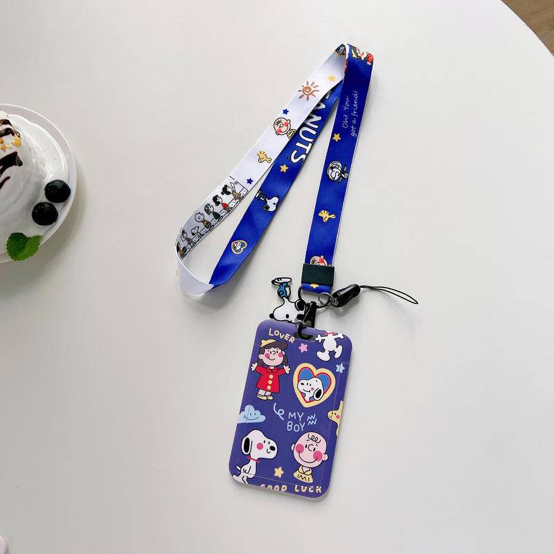 【Ang 24h出貨】哆樂哆 史努比系列長繩卡套 天空史努比學生卡卡套 史努比公交卡卡套 門禁卡卡套 胸牌工作證件卡套 | 蝦皮購物