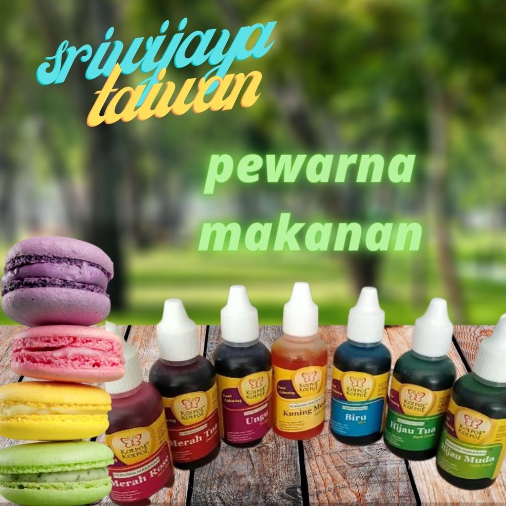 PEWARNA MAKANAN COLORING FOOD KUPU KUPU | 蝦皮購物