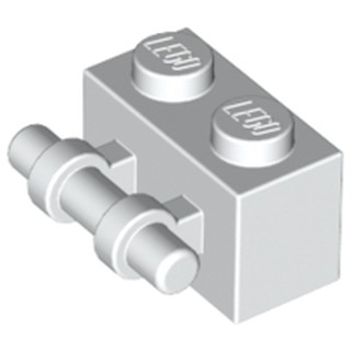 樂高 Lego 白色 1x2 顆粒磚 附柄 30236 4140626 White Brick Bar Handle | 蝦皮購物