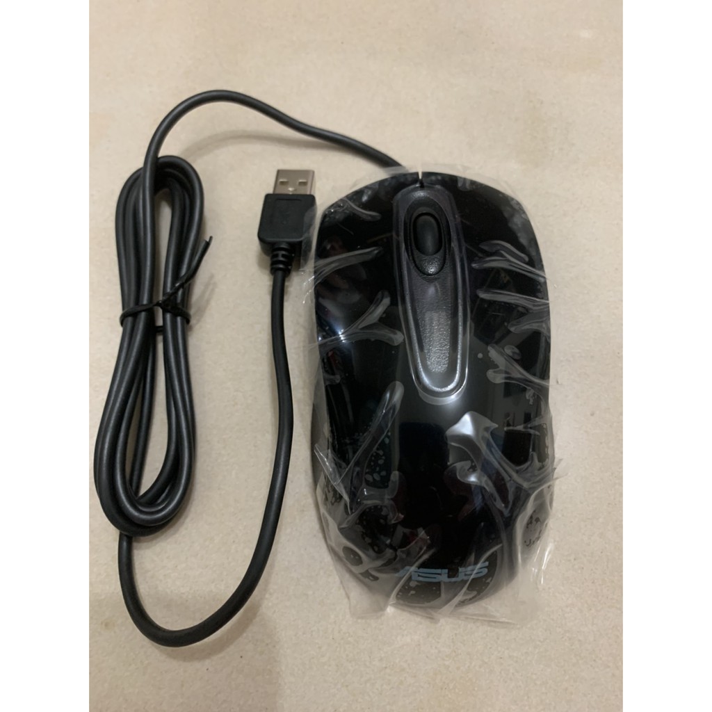 【庫存裸裝新品】ASUS 華碩 MOBTUO USB 有線光學滑鼠 | 蝦皮購物