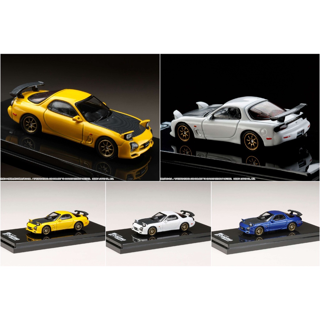 【模例】Hobby Japan 1/64 Mazda RX-7 FD3S (A Spec.) GT Wing | 蝦皮購物