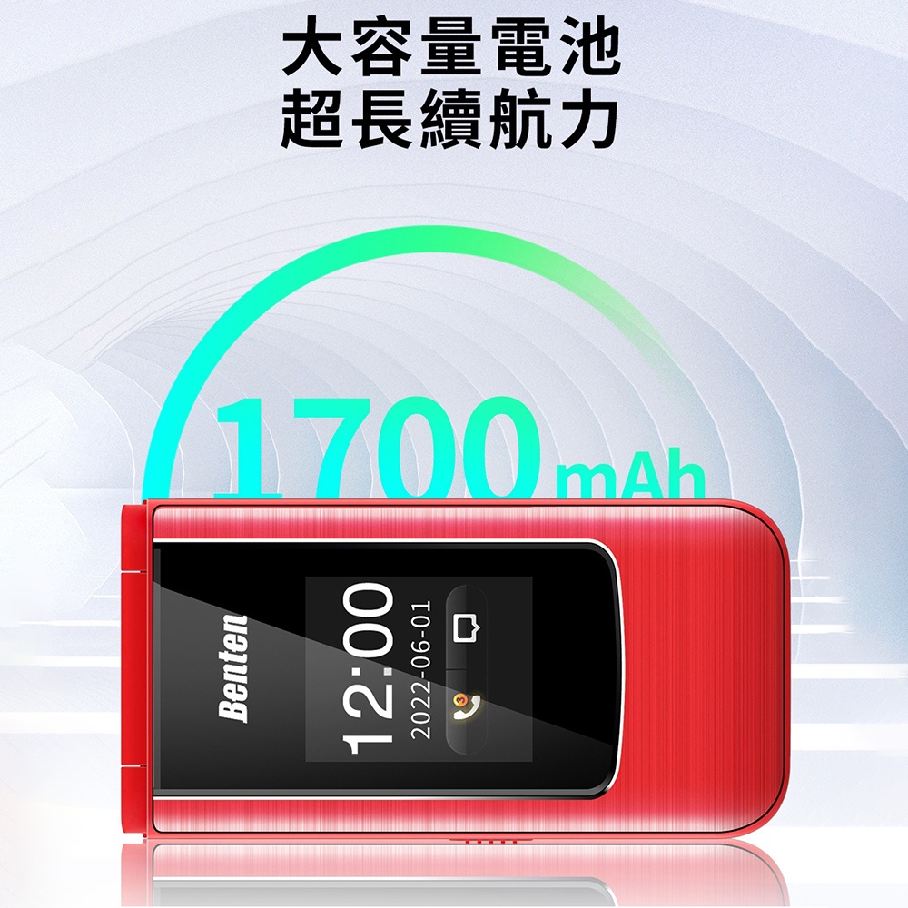 Benten奔騰 F62+ 4G摺疊老人機 支援VoLTE通話 語音王功能 Type-c充電孔 親情號碼 收音機外播功能 | 蝦皮購物