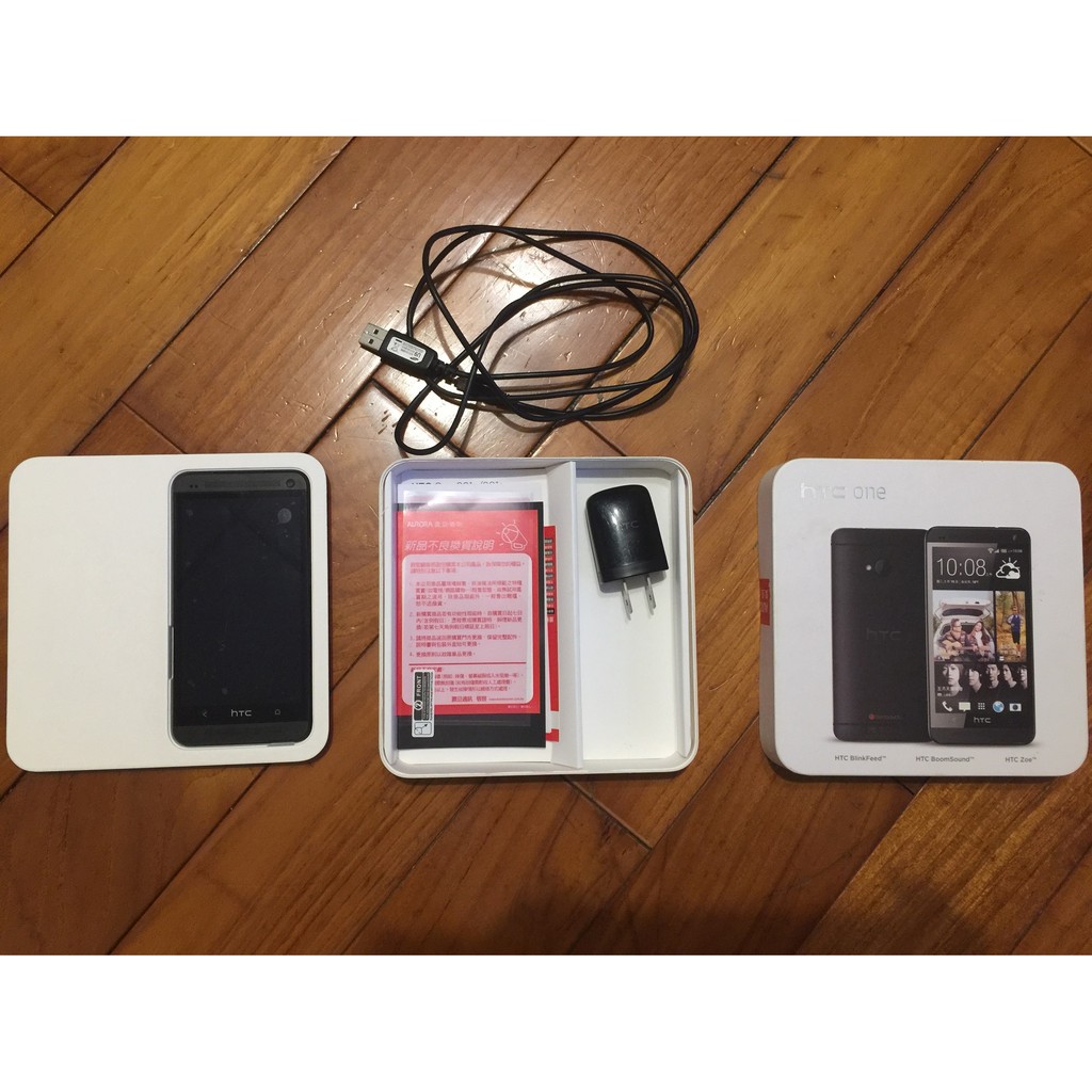 HTC New One M7 801e 32GB 4.7 吋四核3G智慧手機 黑色 | 蝦皮購物