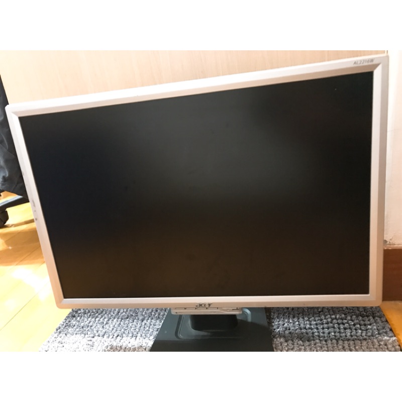 Acer 宏碁 AL2216W 22吋 螢幕 LCD Monitor 液晶 螢幕 顯示器 | 蝦皮購物