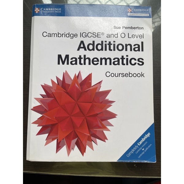 IGCSE Additional Mathematics Coursebook | 蝦皮購物