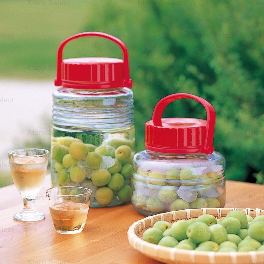 醃漬罐 日本製 現貨【ADERIA】石塚硝子 圓形玻璃儲物罐 1L 2L 3L 4L 5L 8L 玻璃罐 提把醃漬罐 | 蝦皮購物