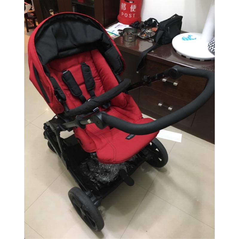 英國Britax-B-SMART四輪雙向手推車(紅色) | 蝦皮購物