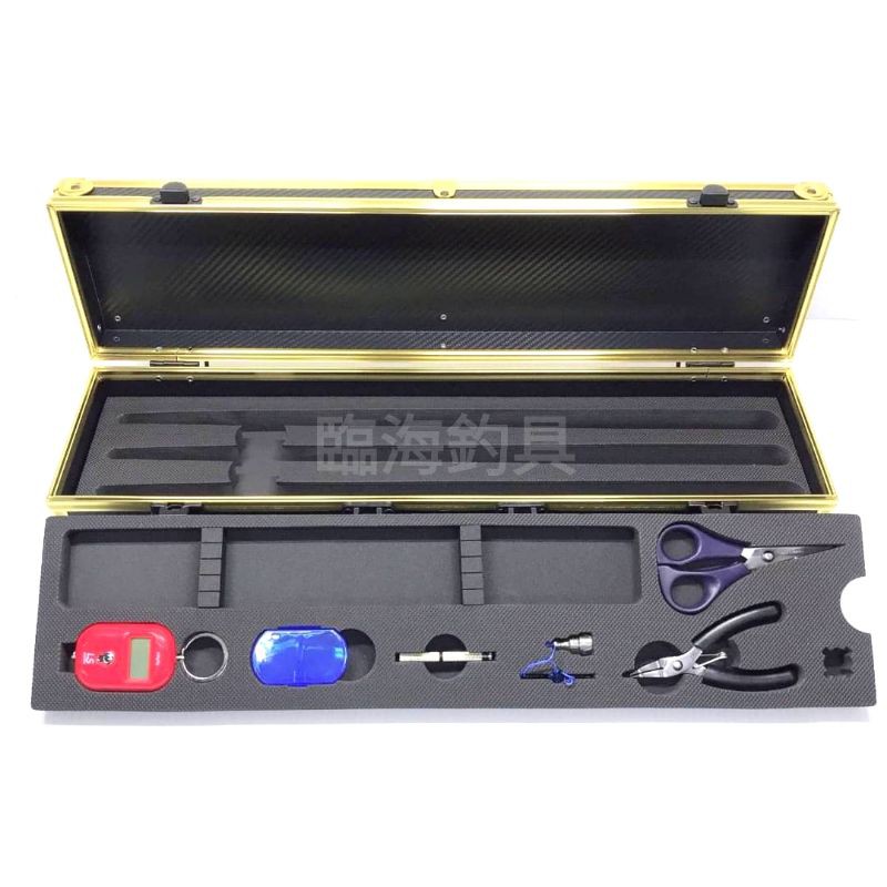 臨海釣具 24H營業 紅標/LS 金色釣蝦槍箱 槍箱 52×13×9CM /產品說明及規格請參考照片 | 蝦皮購物