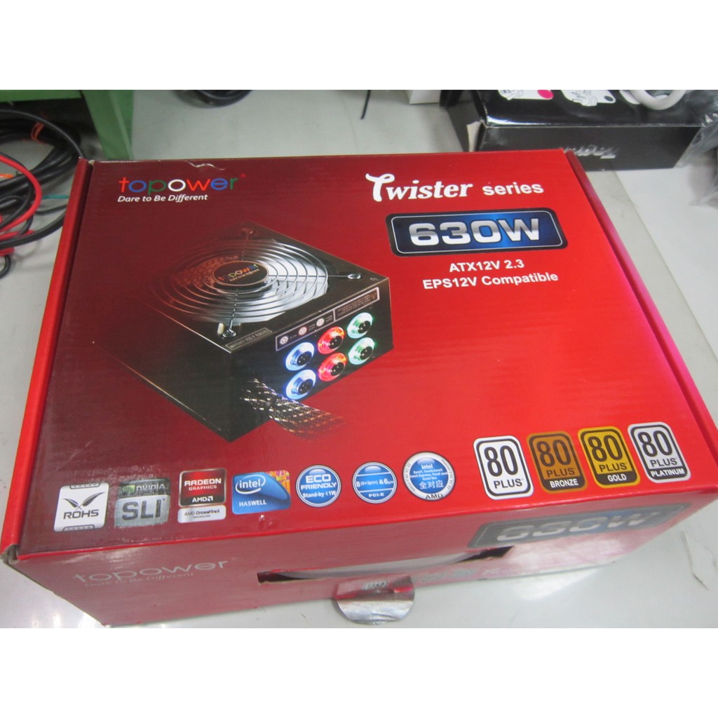 【全冠】TOPOWER 至寶光電 630W 半模組化電源供應器 80PLUS 附線材 (B14543) | 蝦皮購物