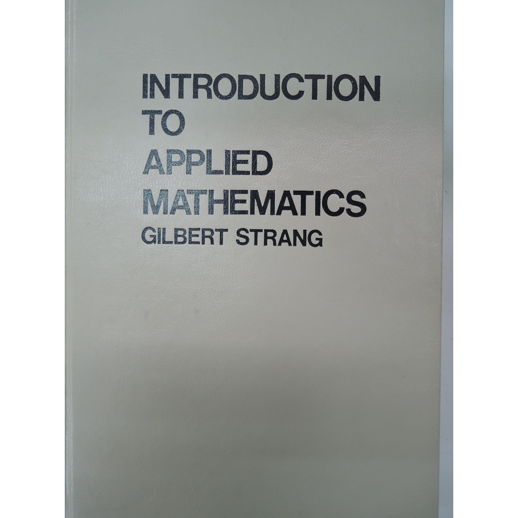 [阿維的書店301] Introduction to Applied Mathematics | GILBERT | 蝦皮購物