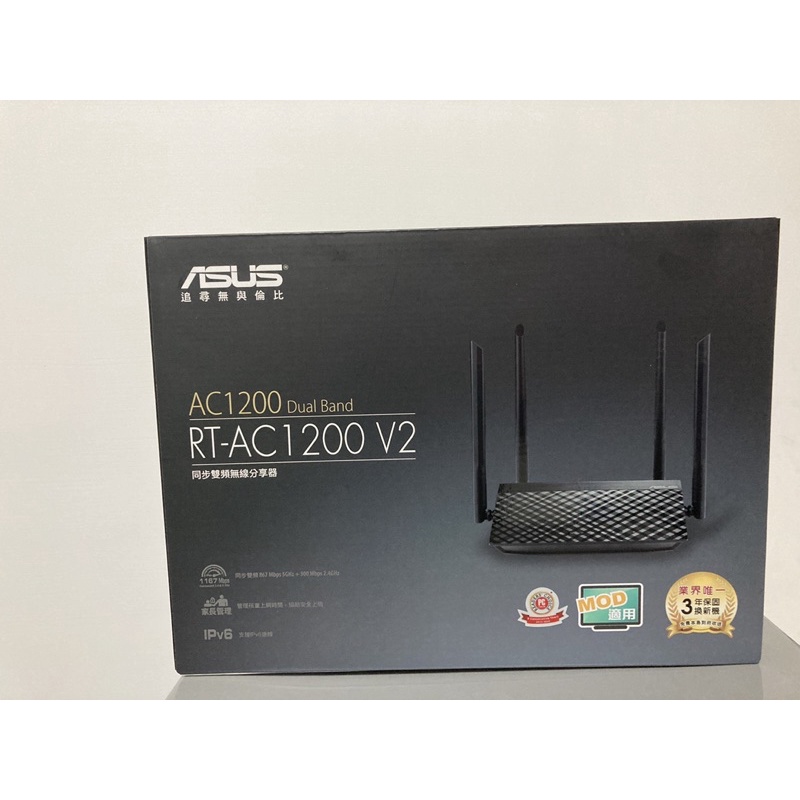 ASUS華碩 雙頻 Wi-Fi路由器 RT-AC1200-V2 | 蝦皮購物