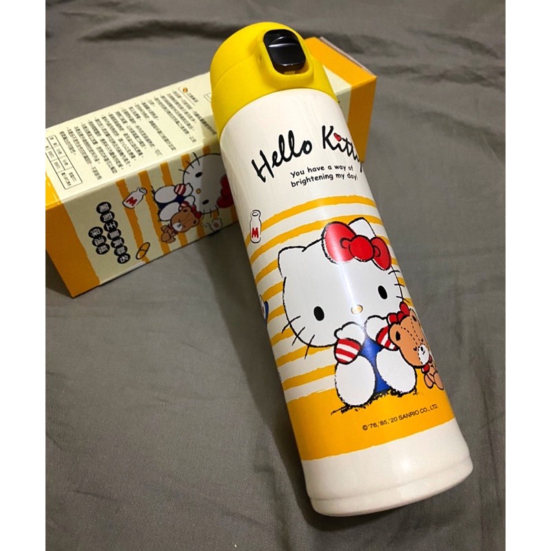 HELLO KITTY 保溫瓶 304不鏽鋼內膽 450ml 葡萄王薑黃聯名款 | 蝦皮購物