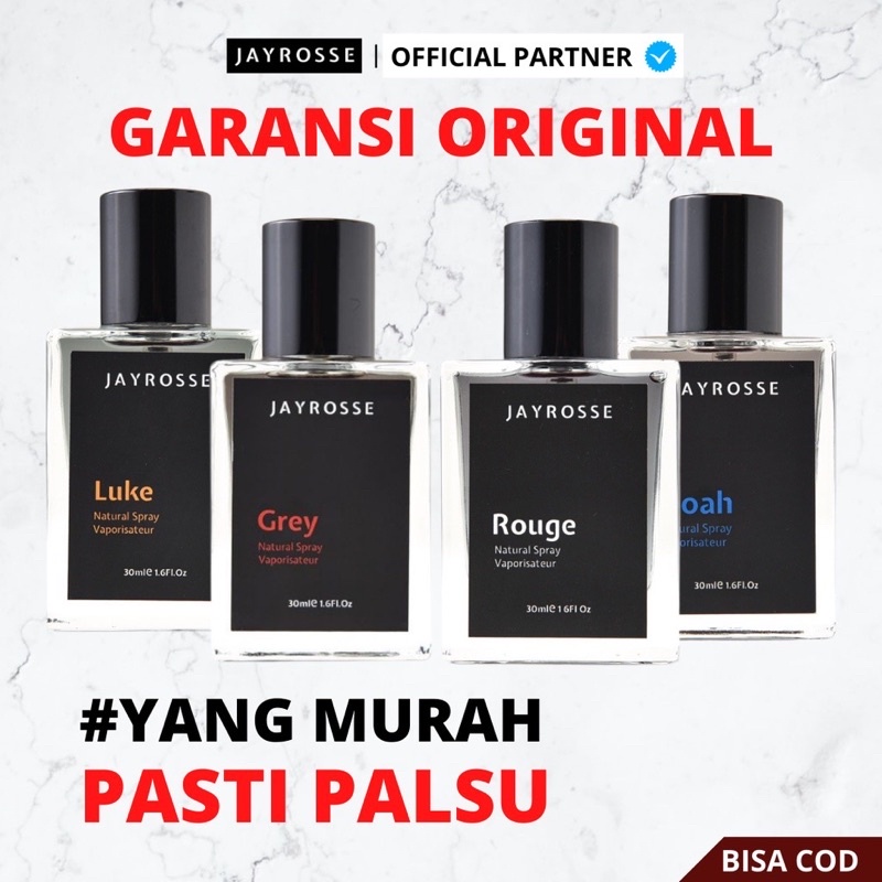 [ Agen Resmi ] JAYROSSE Perfume Grey Rouge Noah Luke | 蝦皮購物