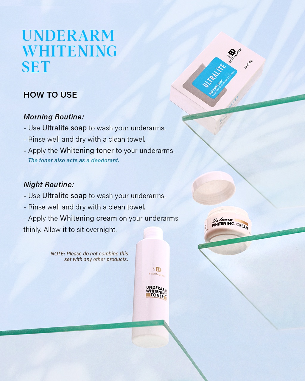 Beautederm Underarm Whitening Set (腋下美白) | 蝦皮購物