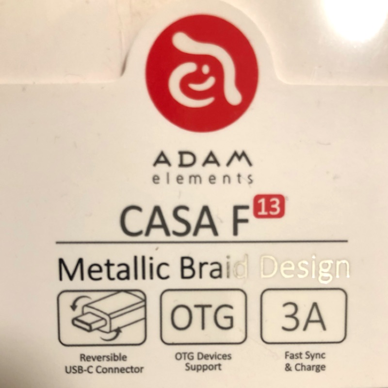 ADAM CASA F13 Type-c 對USB轉接器 金 | 蝦皮購物