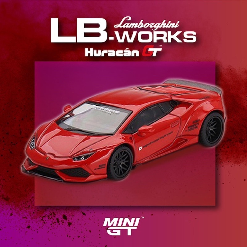 MINI GT No.375 LB★WORKS Lamborghini Huracan ver. 2 Red | 蝦皮購物