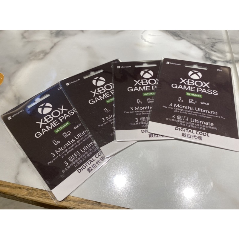 共一年 現貨Game Pass Ultimate XGPU 終極版3個月訂閱卡 | 蝦皮購物
