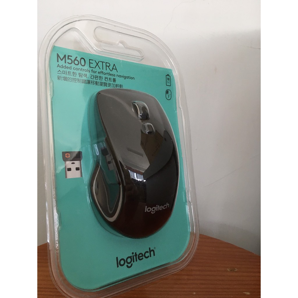 【售750元】全新品 原廠 公司貨 Logitech 羅技 M560 無線滑鼠 光學滑鼠 滑鼠 M560滑鼠 | 蝦皮購物