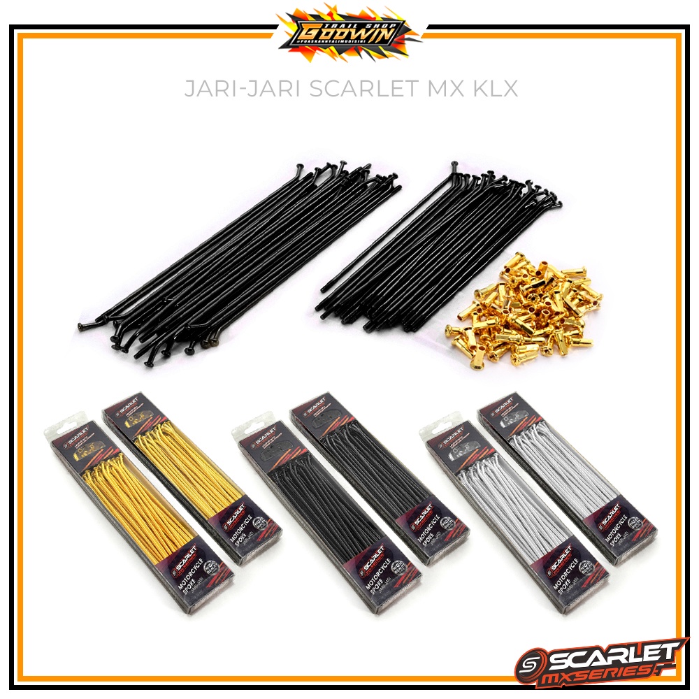 輻條組前後 SCARLET SPC Super CROSS 和 Not TK Super Moto TRAIL KLX | 蝦皮購物