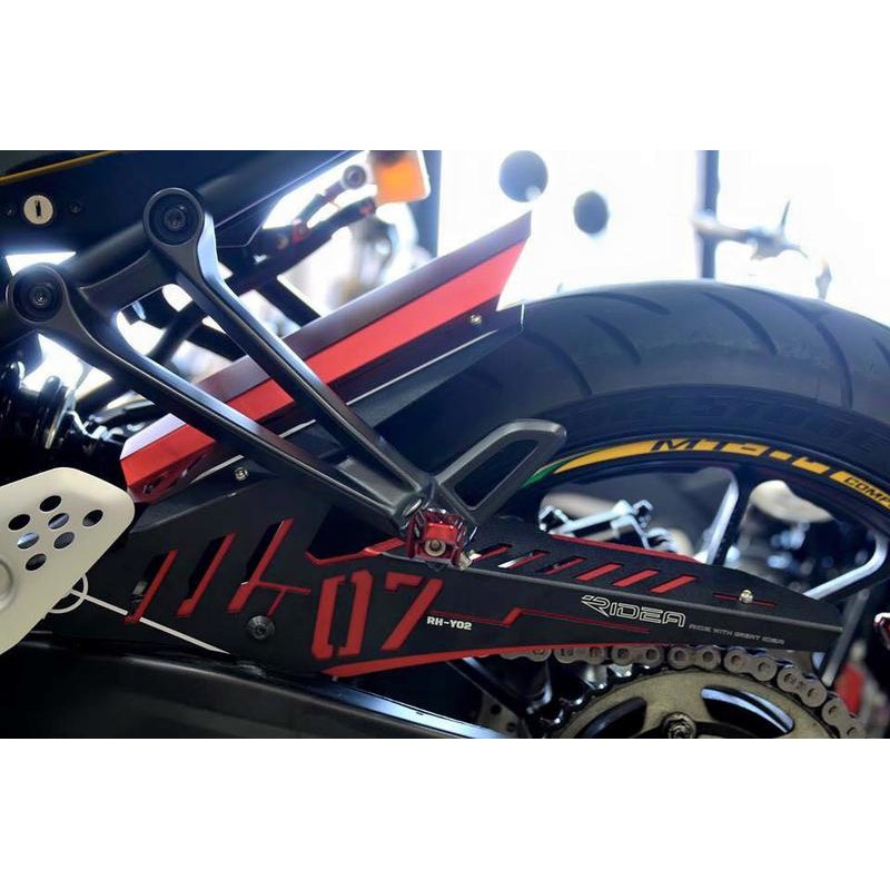 誠一機研 Ridea MT-07 內土除+鏈條蓋 山葉 改裝 YAMAHA 鋁合金土除 MT07 | 蝦皮購物