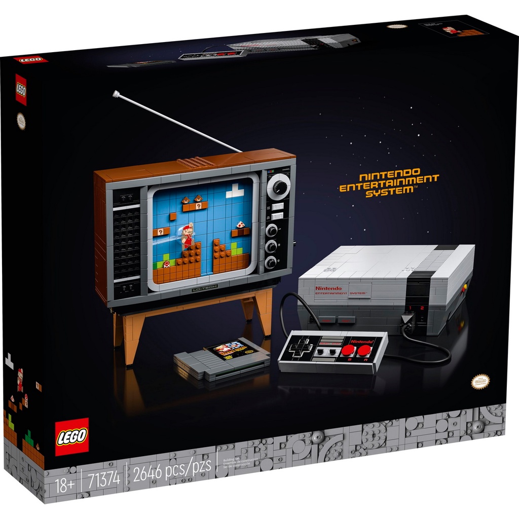 樂高 LEGO 71374 全新品 Nintendo Entertainment System 瑪莉歐冒險主機 | 蝦皮購物