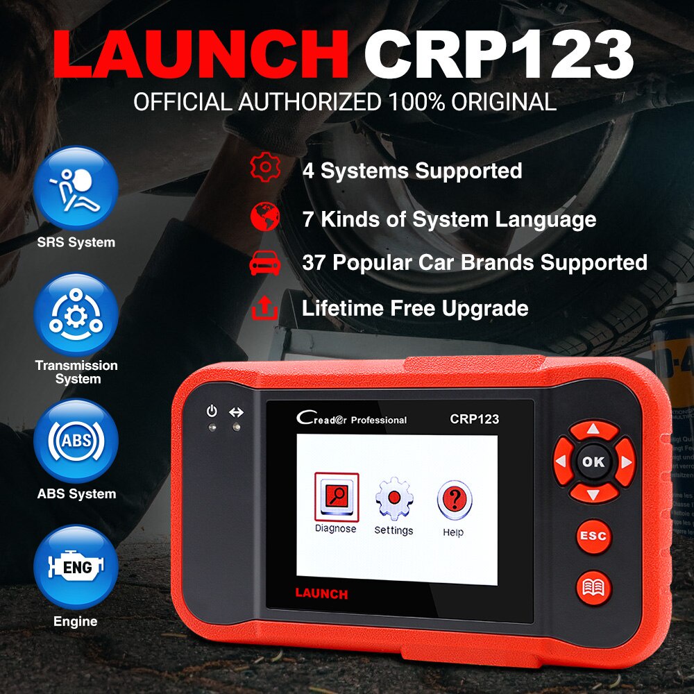 2021 年推出 CRP123 LAUNCH X431 Creader CRP123 Full OBDII OBD2 自 | 蝦皮購物